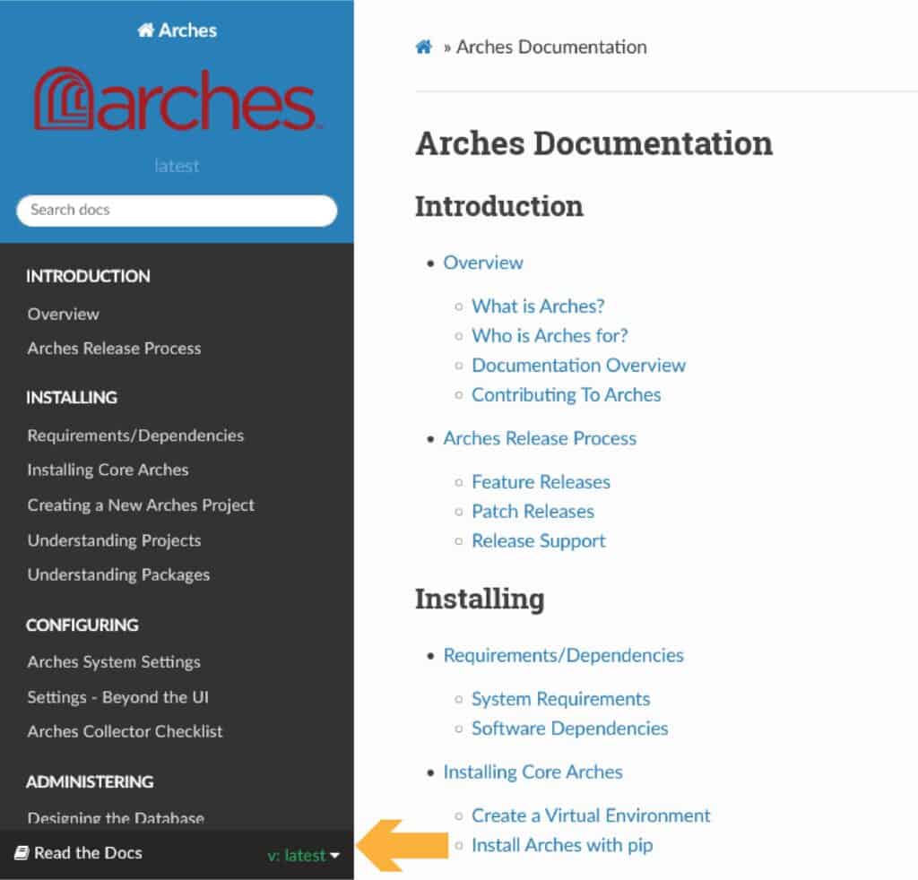 Official Documentation | Arches Project